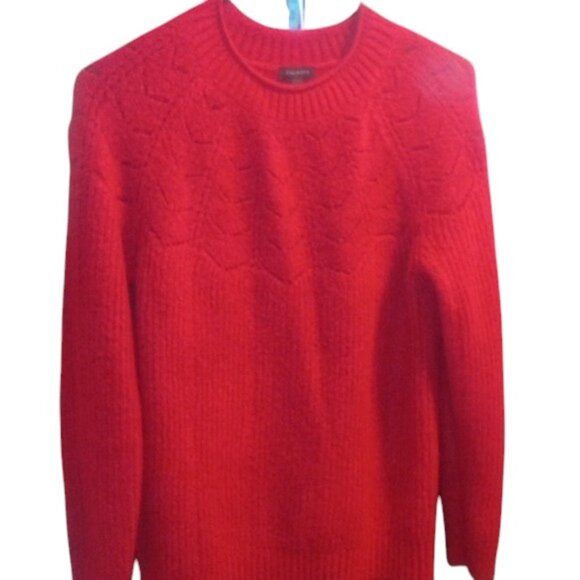 Talbots | Sweaters | Talbots Sweater Red M 9 Ptp | Poshmark